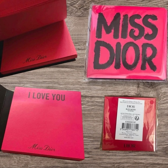 Dior | Accessories | Dior Miss Dior Sticky Note Notepad New | Poshmark